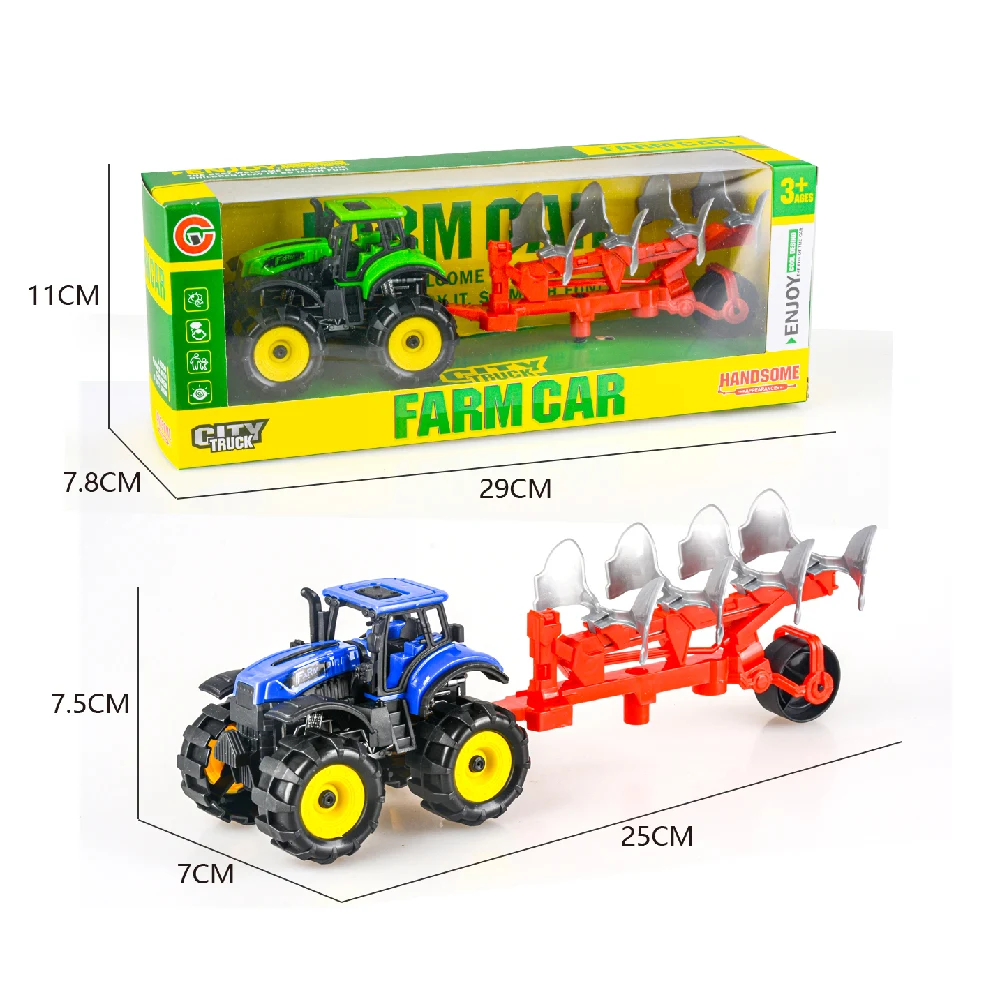 Tractor cu plug – model cu inerție (931446) - Jucarii MD